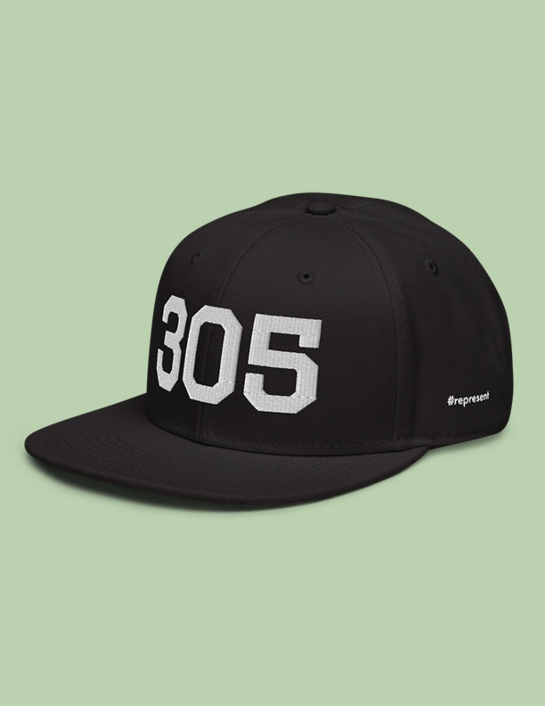 REPRESENT 305 Area Code Flex Cap - Etsy