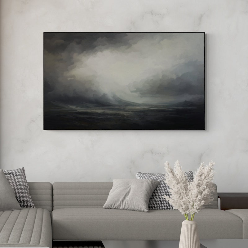 Dark Landscape - Etsy