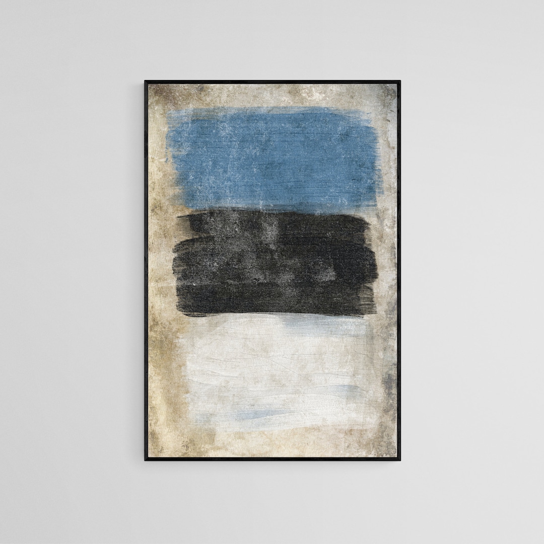 Large Abstract Art Print, Calming Colors Contemporary Abstract Art ...