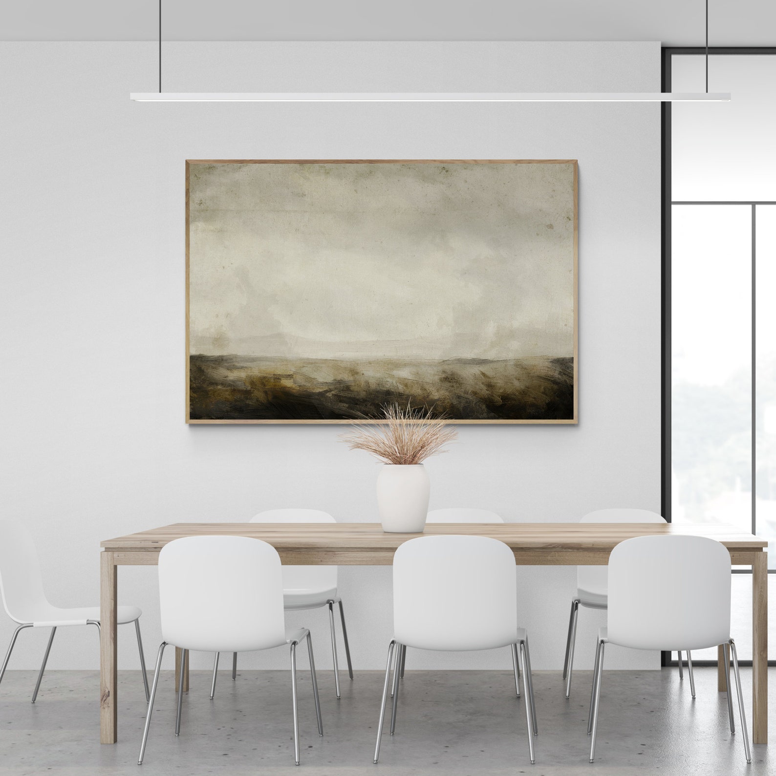 Abstract Landscape Art Print Neutral Color Modern Art - Etsy