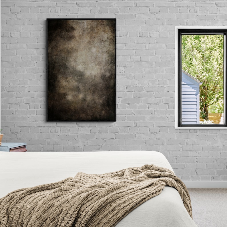 Distressed Vertical Abstract Painting Printable Art Modern - Etsy