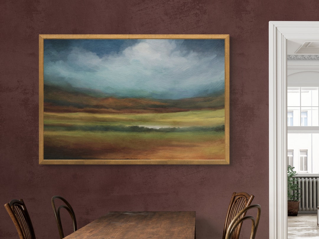 Summer Abstract Landscape Painting | Downloadable Modern Art Printable ...
