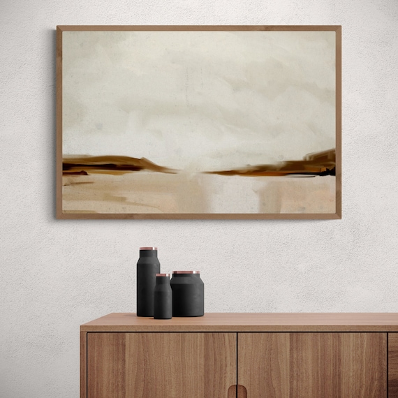 Horizontal Large Abstract Landscape Printable Art Modern - Etsy