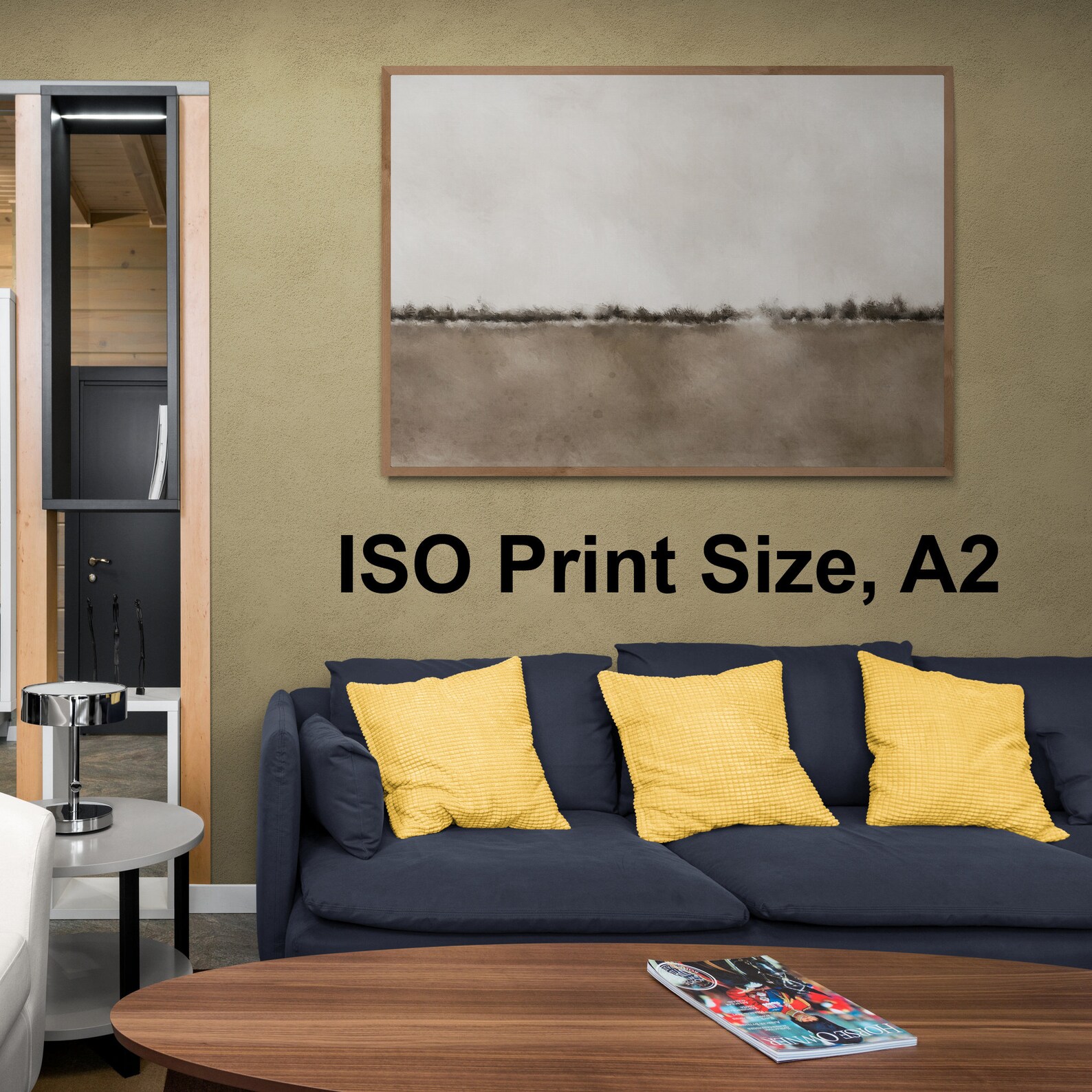 Large Abstract Landscape Art Print Neutral Colors Abstract - Etsy