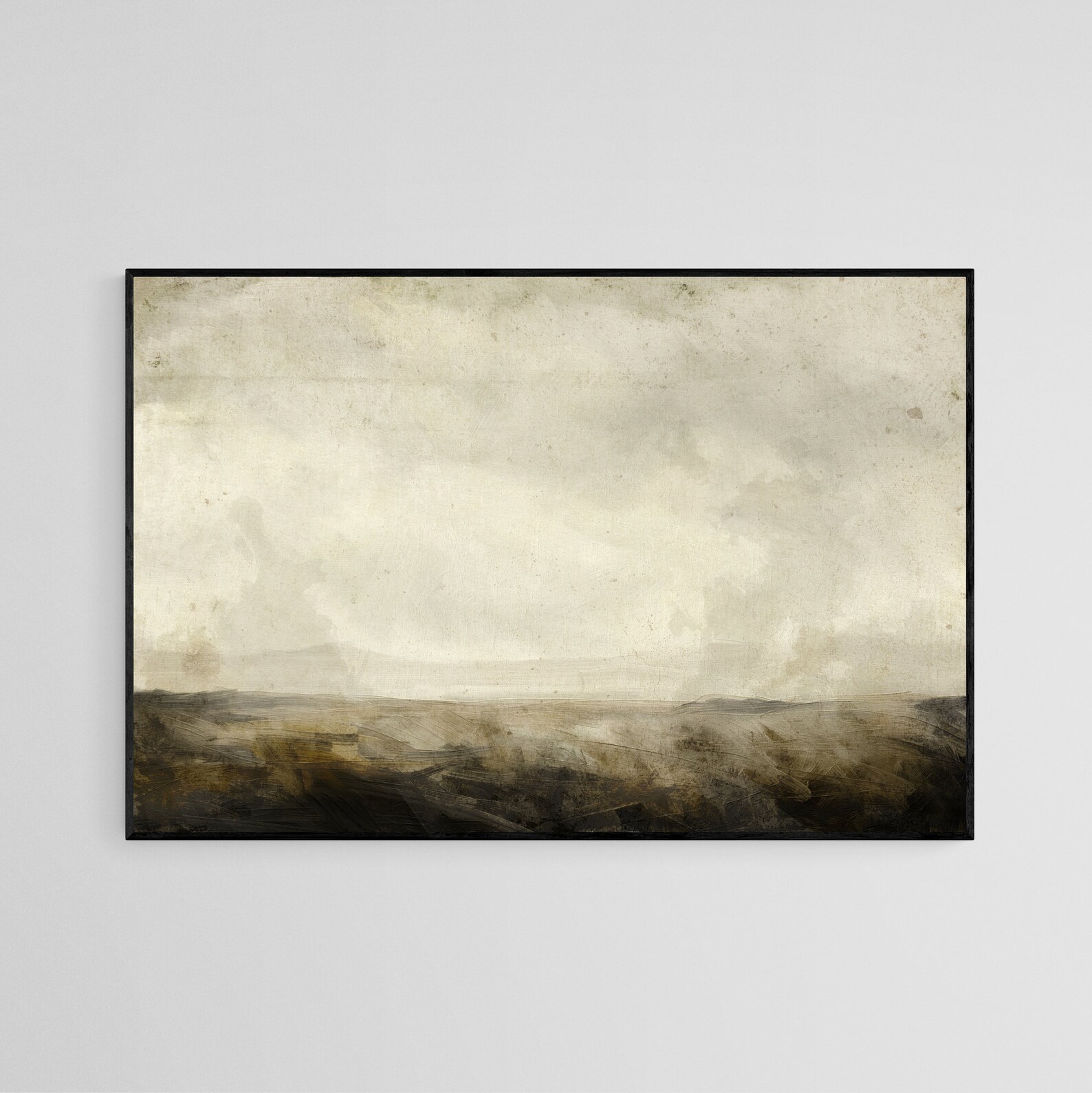 Abstract Landscape Art Print Neutral Color Modern Art - Etsy