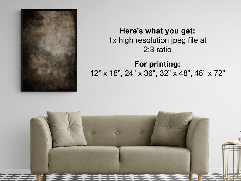 Distressed Vertical Abstract Painting Printable Art Modern - Etsy
