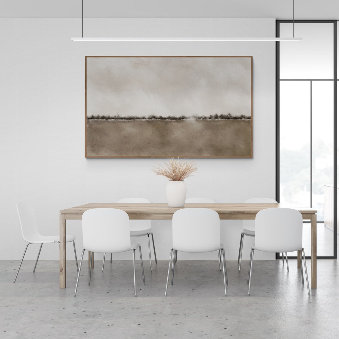 Large Abstract Landscape Art Print Neutral Colors Abstract - Etsy