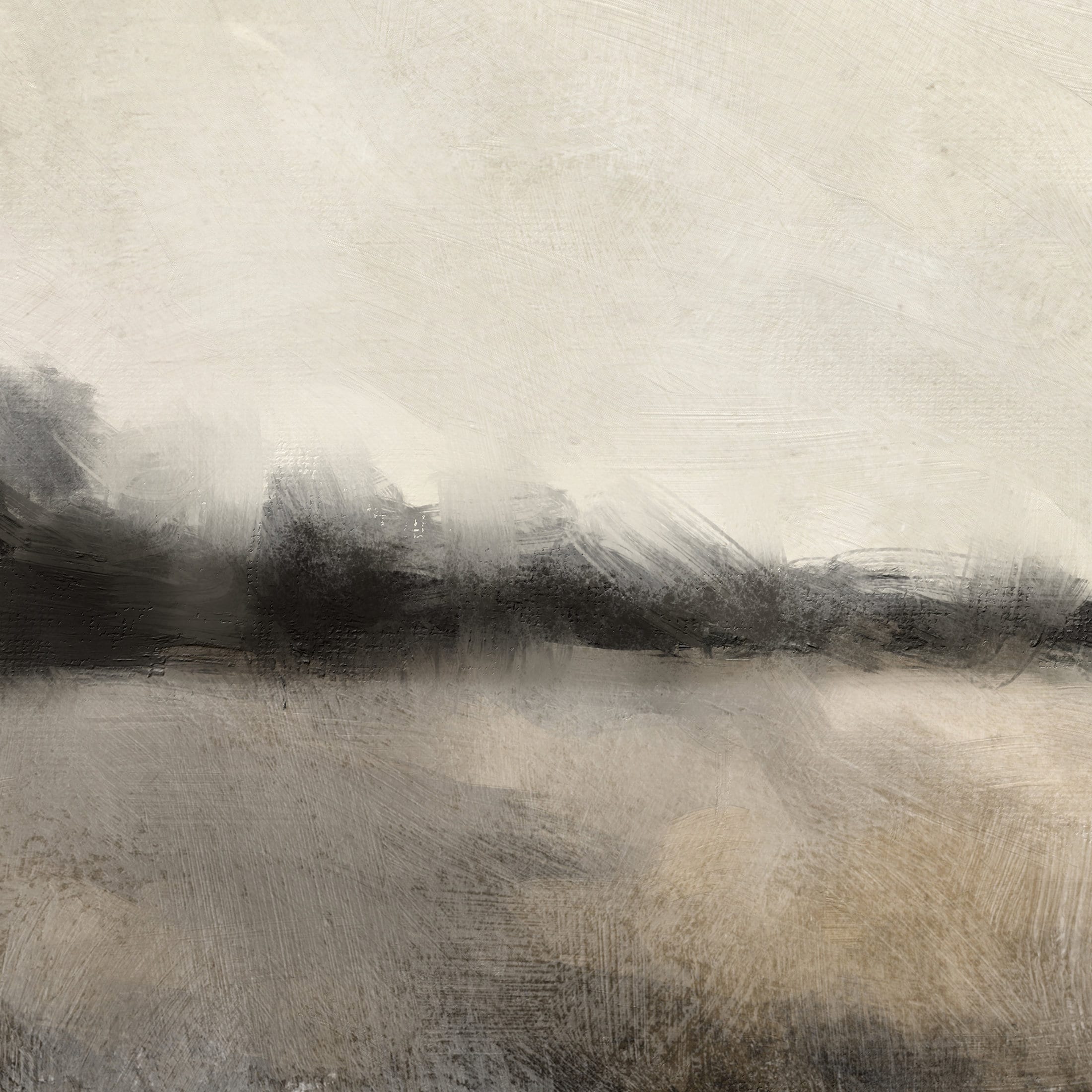 Subdued Abstract Landscape Printable Art Neutral Color - Etsy