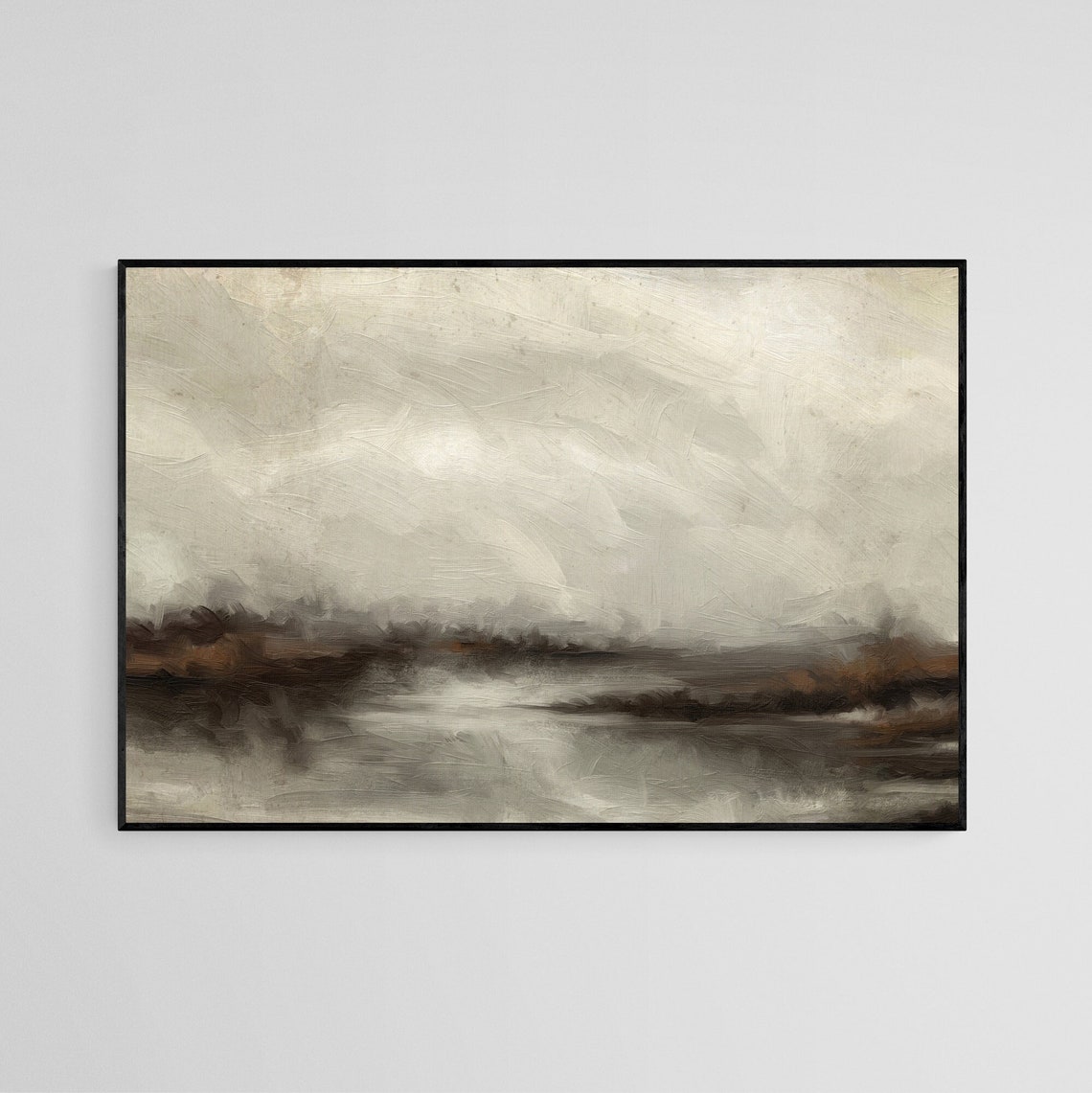 Large Neutral Color Abstract Landscape Modern Art Available - Etsy