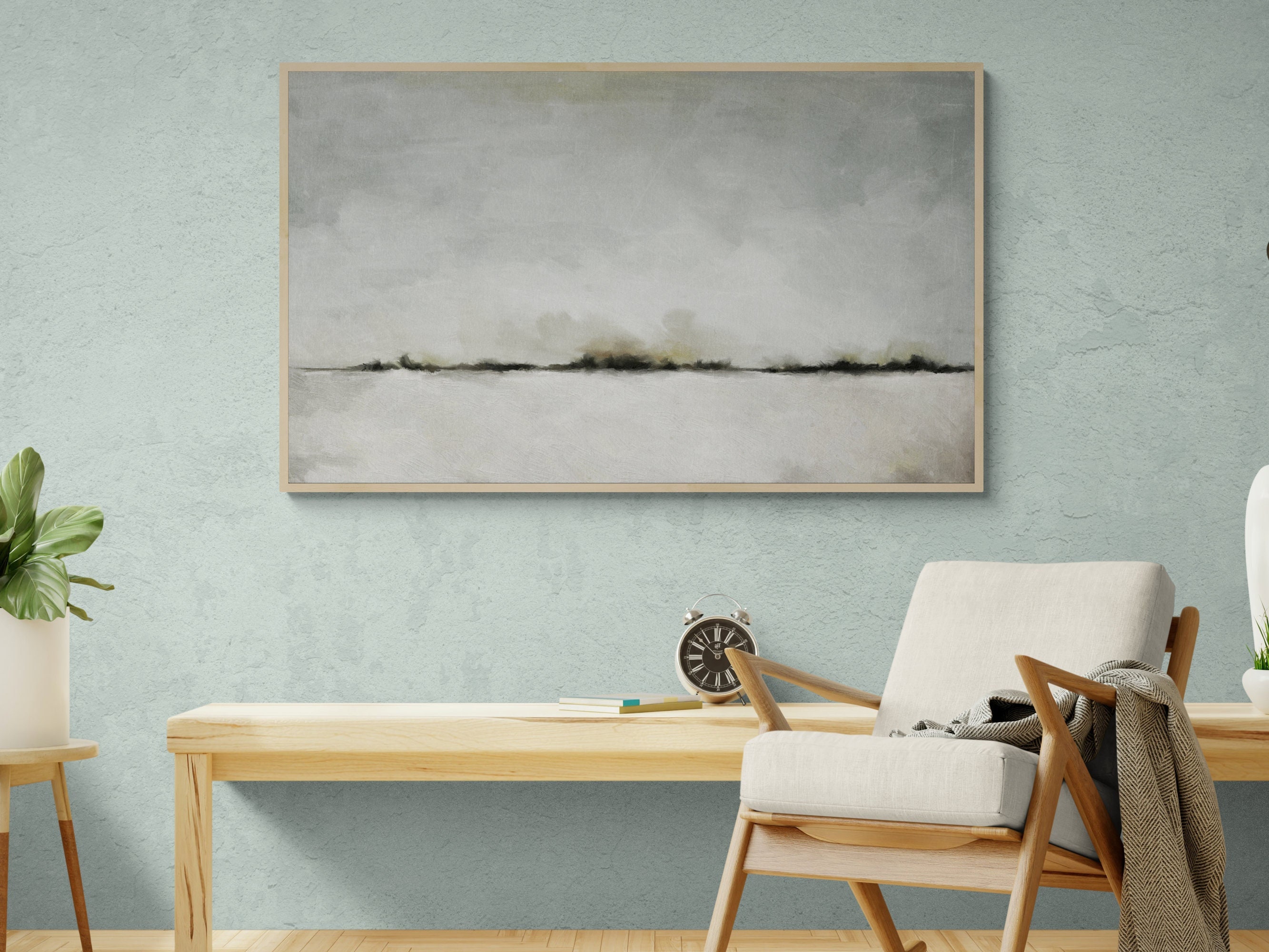 Minimalist Horizontal Abstract Landscape Contemporary - Etsy
