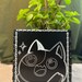 Anime Chibi Cat Planter, Chibi Art Home Decor, Car Plant Pot, Cute ...