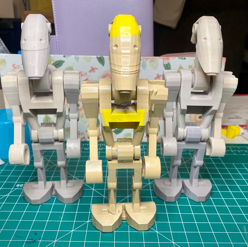 Big Lego B1 Battle Droid Statue Resin 3d Printed Star Wars - Etsy