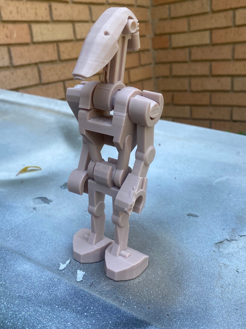 Big Lego B1 Battle Droid Statue Resin 3d Printed Star Wars - Etsy