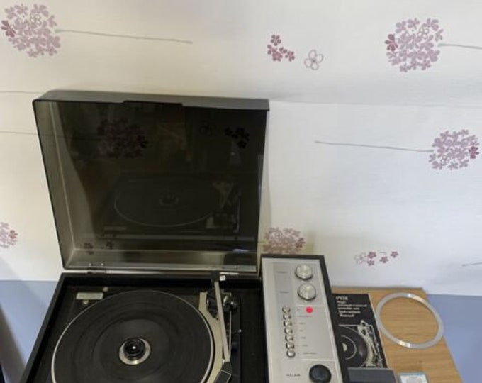 PYE Black Box Vintage Record Player Cira 1973 1022 4 Speed LP Vinyl ...