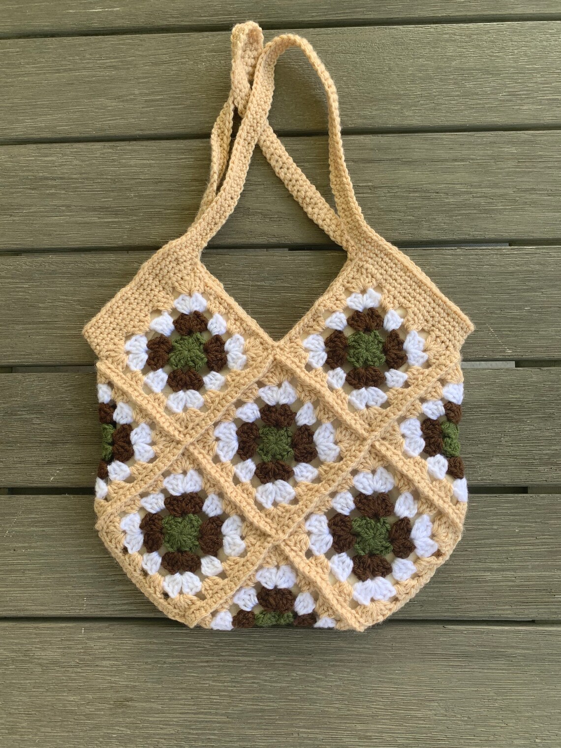 Crochet Granny Square Bag - Etsy