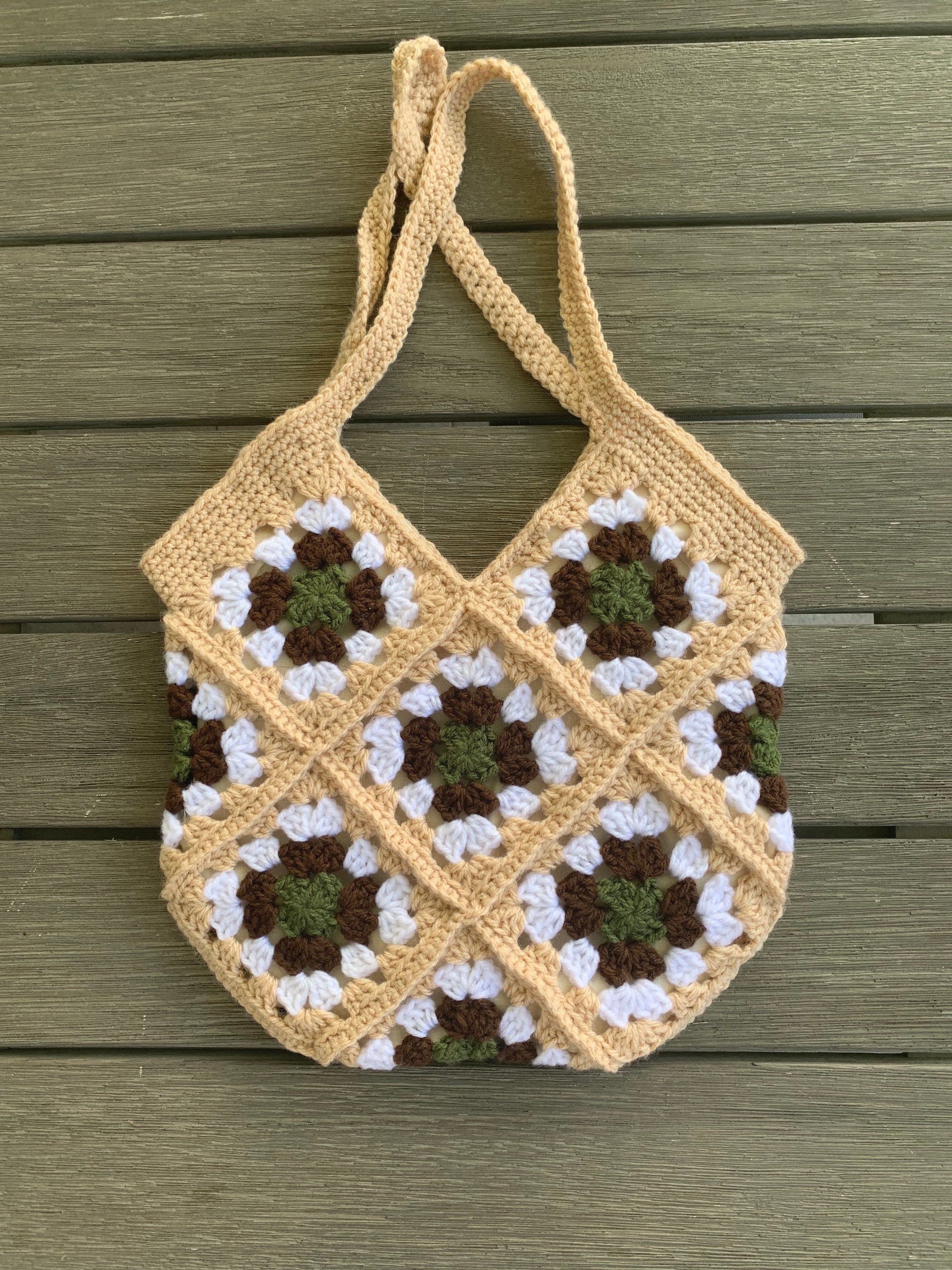 Crochet Granny Square Bag - Etsy