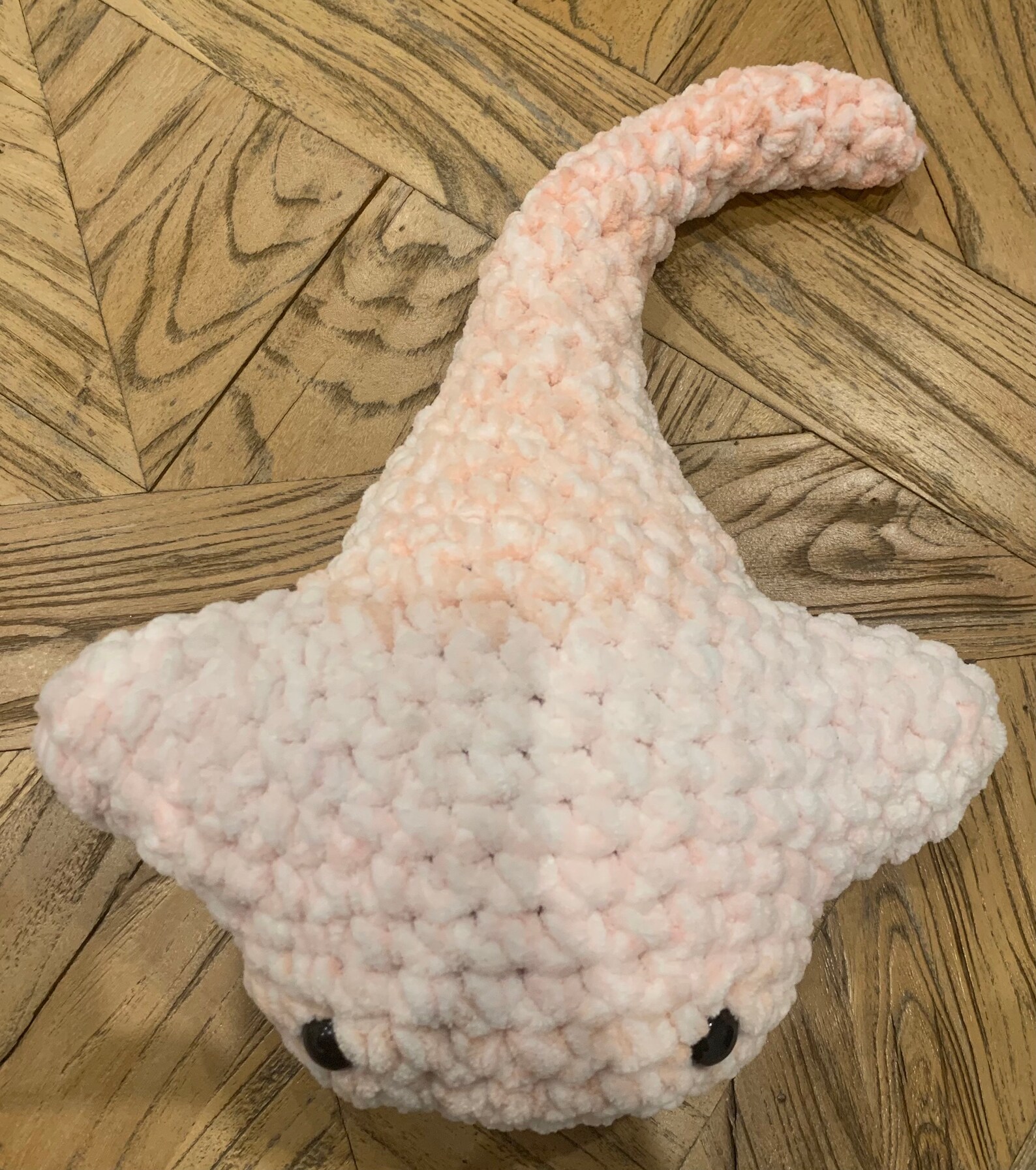 Fluffy Crochet Stingray - Etsy