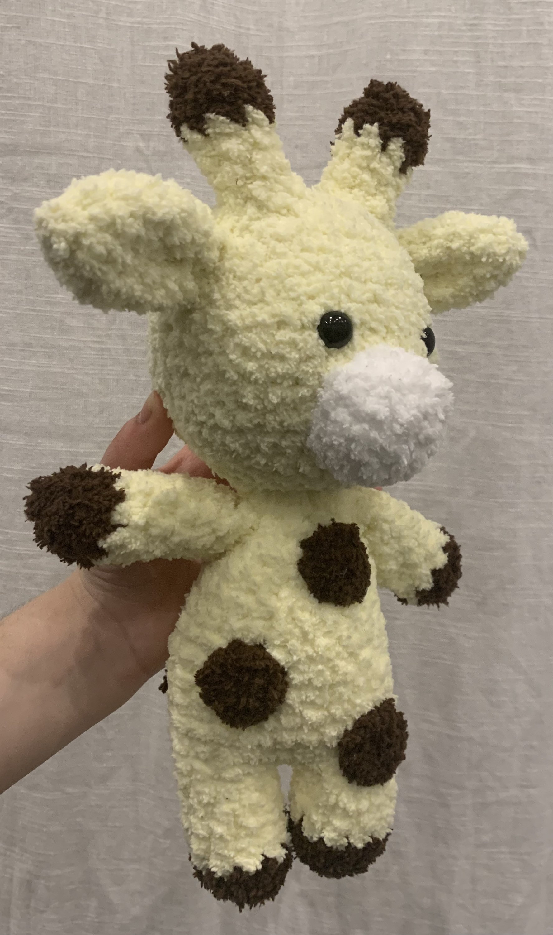 Fluffy Crochet Giraffe - Etsy