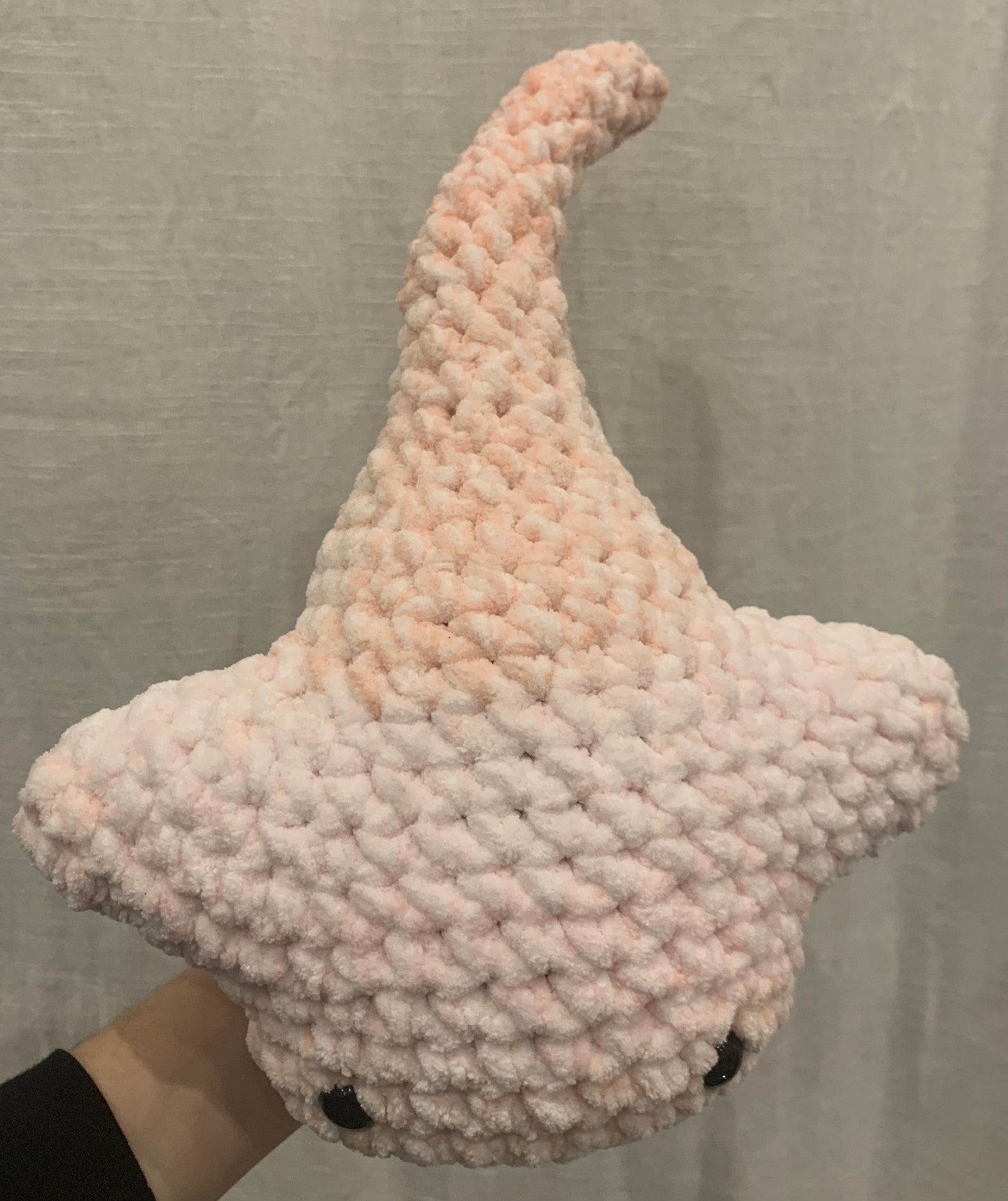 Fluffy Crochet Stingray - Etsy