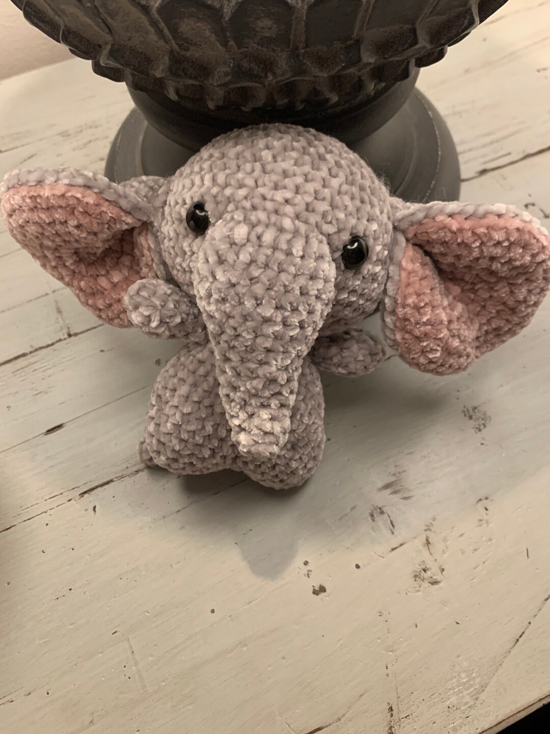 Crochet Baby Elephant Plushie - Etsy