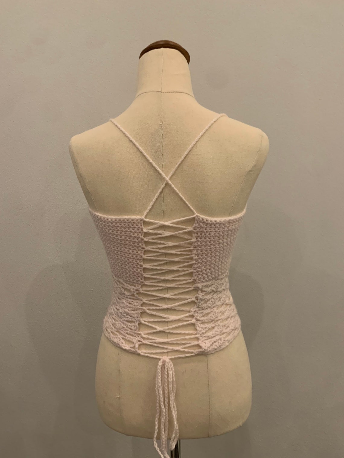 Crochet Lace Corset Top - Etsy