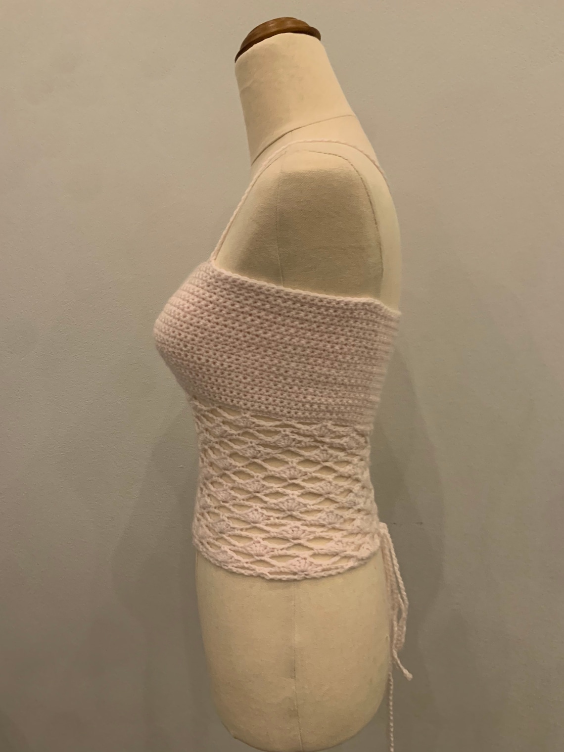 Crochet Lace Corset Top - Etsy