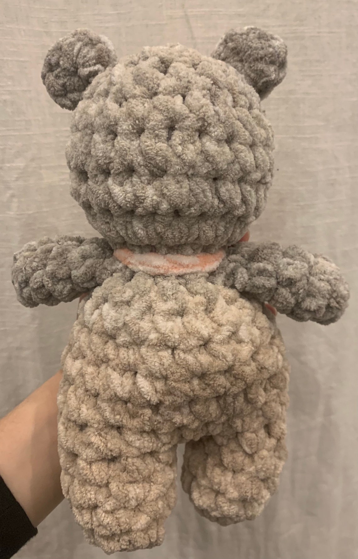 Crochet Fluffy Teddy Bear - Etsy
