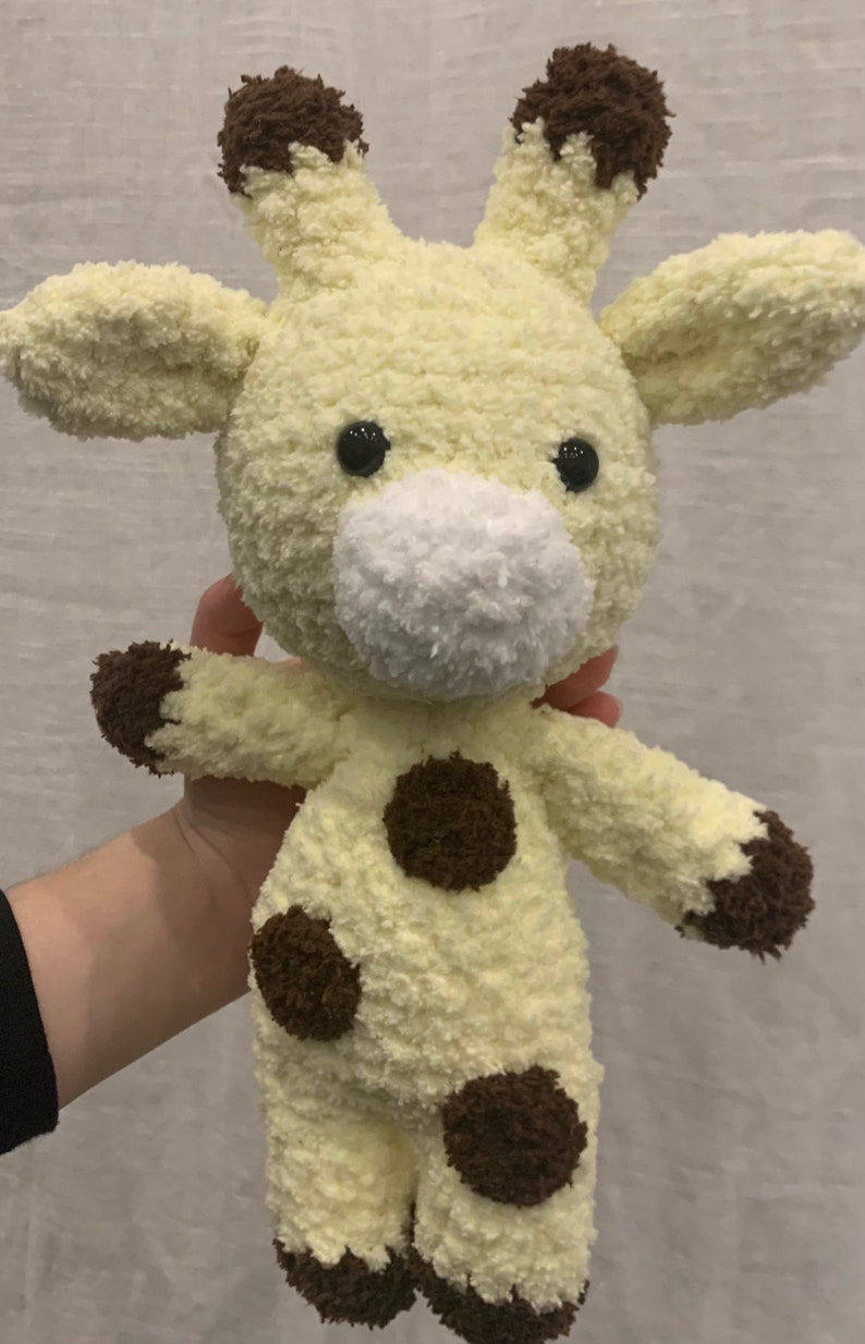 Fluffy Crochet Giraffe - Etsy