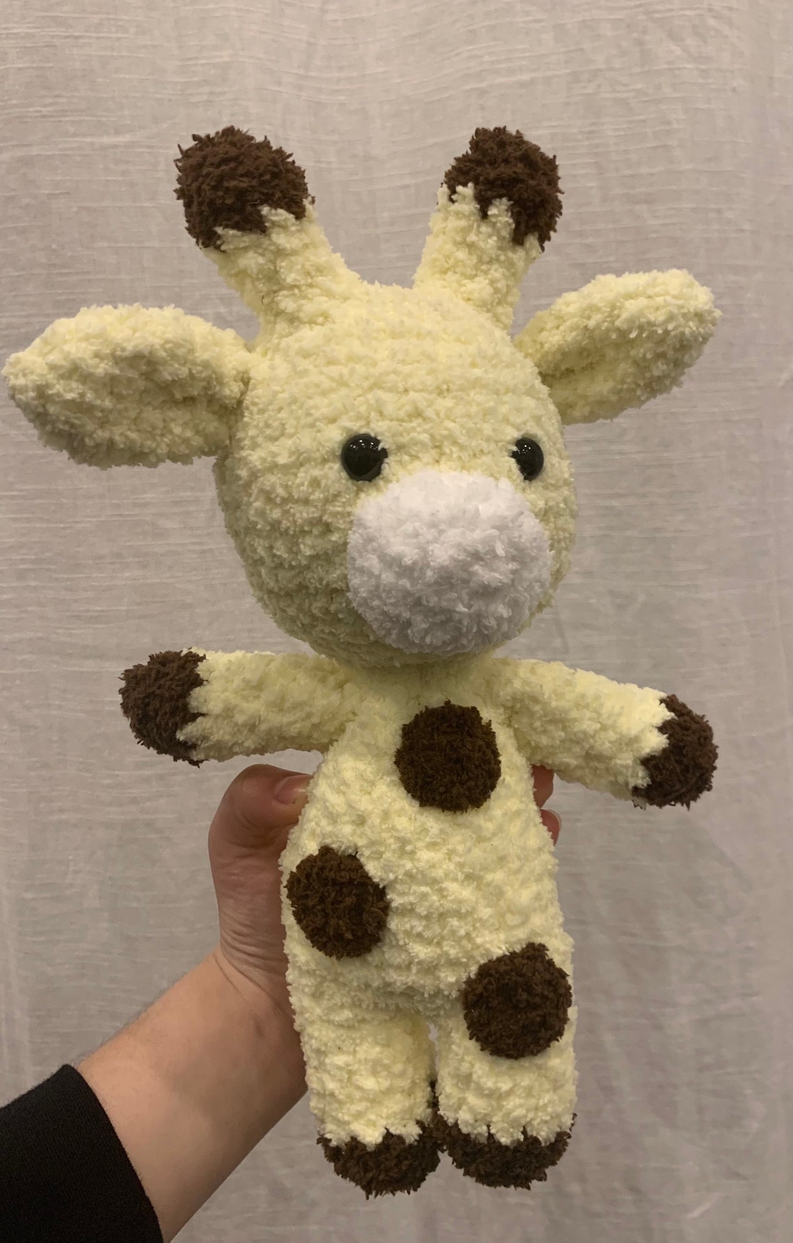 Fluffy Crochet Giraffe - Etsy