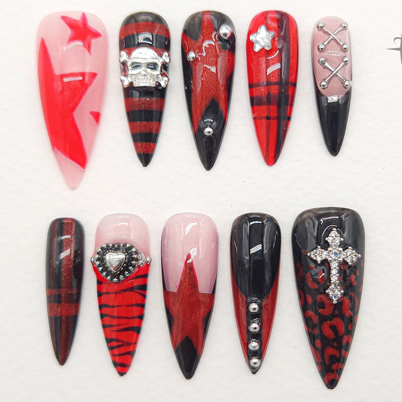 Gyaru Nails - Etsy