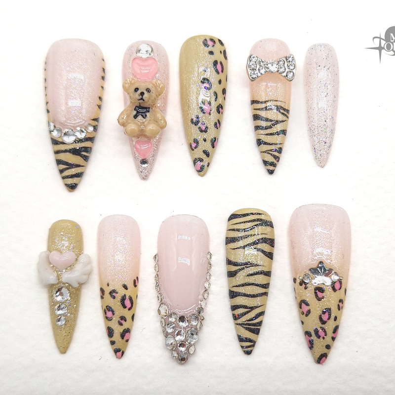 Gyaru Nails - Etsy