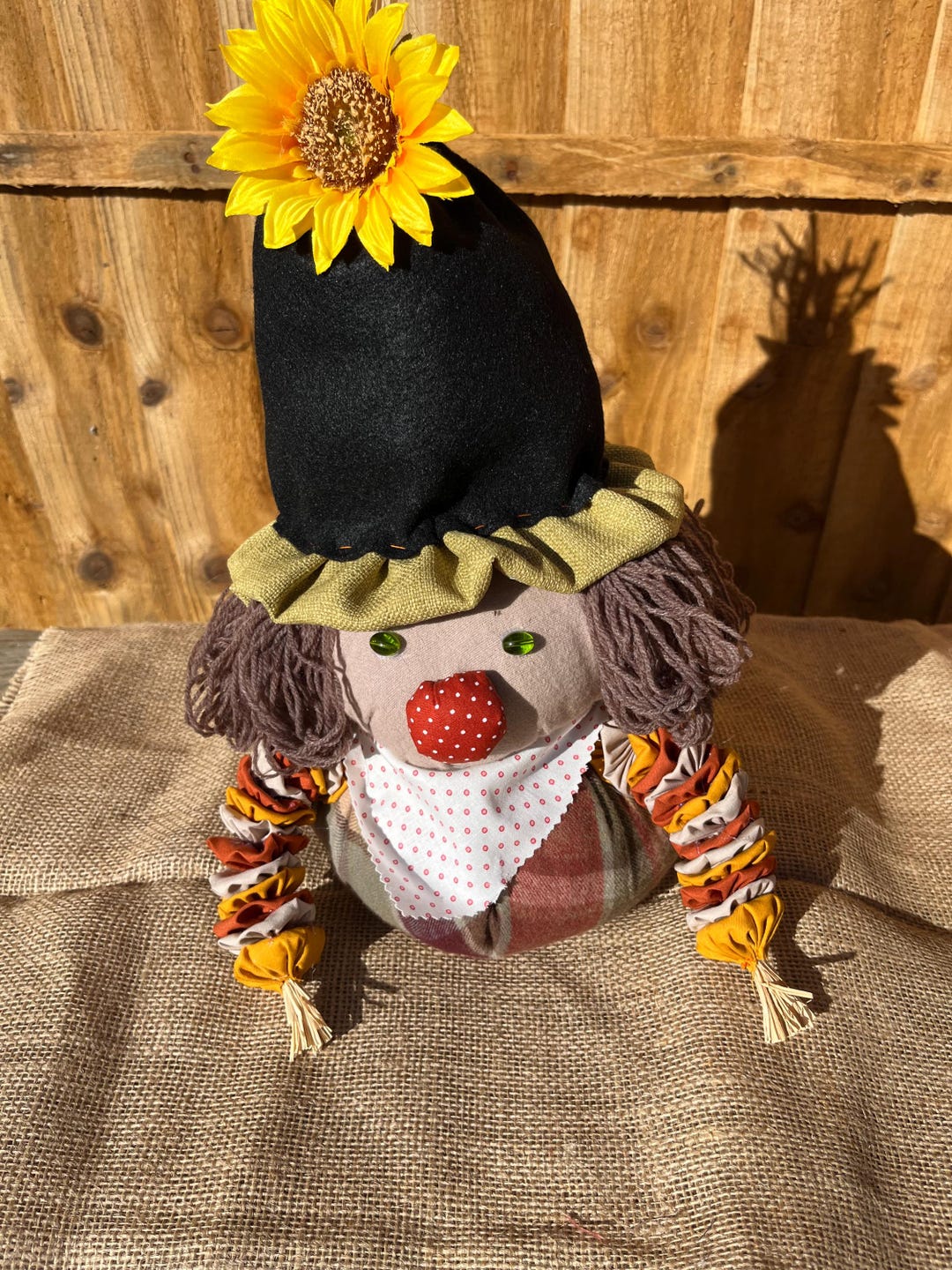 Handmade Scarecrow With Recycled Materials - Etsy UK