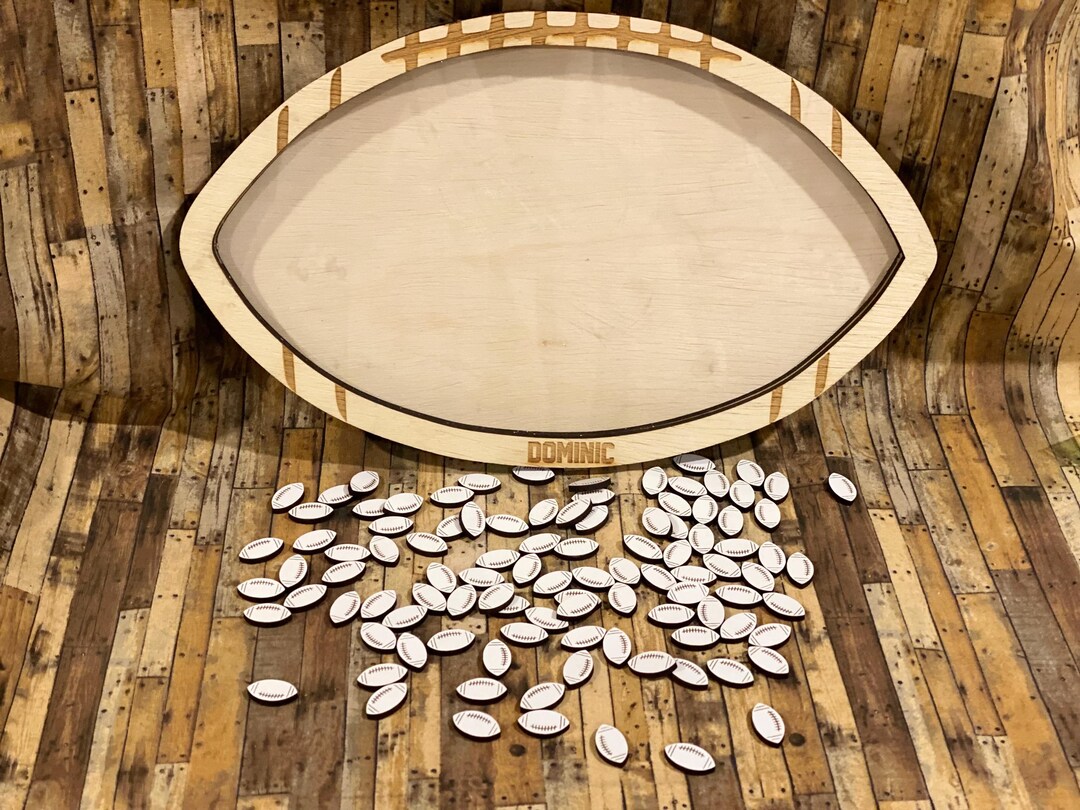 Personalized Football Touchdown Counter: Engraved Display With 100 ...