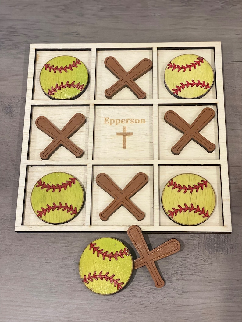 Personalized Tic Tac Toe Boards - Etsy
