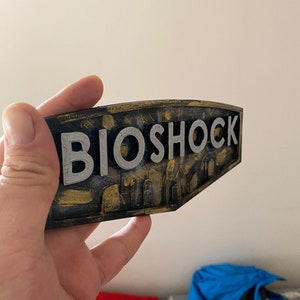 Bioshock Dreams Wall Decor Sign - 23x9 Cm (approx. 9x3.5 Inches ...