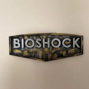 Bioshock Dreams Wall Decor Sign - 23x9 Cm (approx. 9x3.5 Inches ...