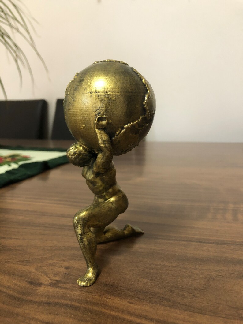 Atlas Greek Mythology the Man Who Carried the World - Etsy