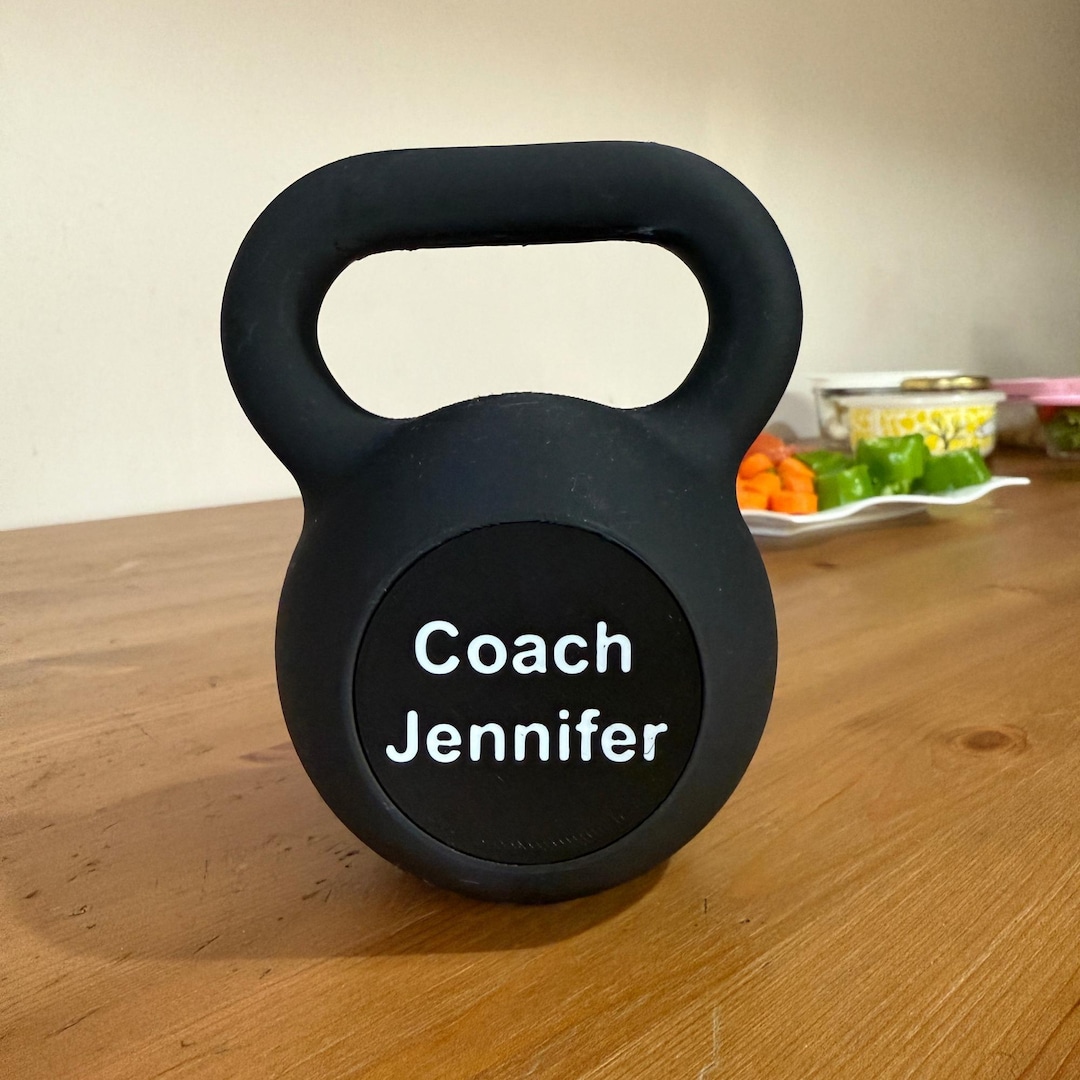 Personalized Kettlebell Model - Customizable 3D Printed Fitness Decor ...