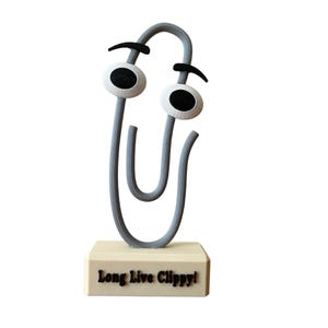Clippy Desk Decor - 7-inch Nostalgic Microsoft Office Icon - 'long Live ...