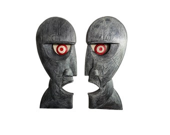 Division Bell Pink Floyd Sculpture Heads - Etsy