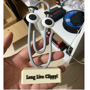 Clippy Desk Decor - 7-inch Nostalgic Microsoft Office Icon - 'long Live ...