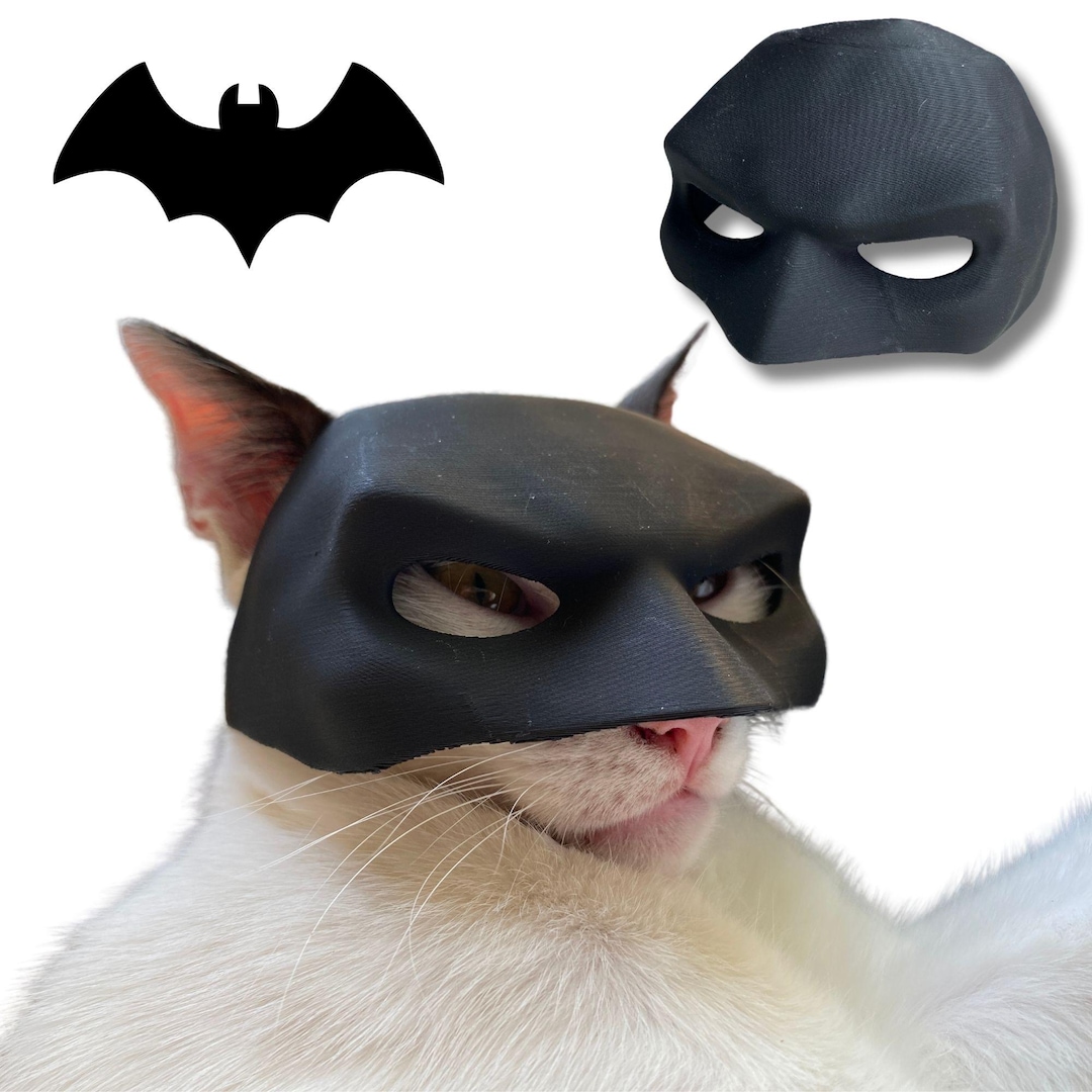 Adorable Cat Bat Cosplay Hat - 3D Printed Halloween Accessory for ...