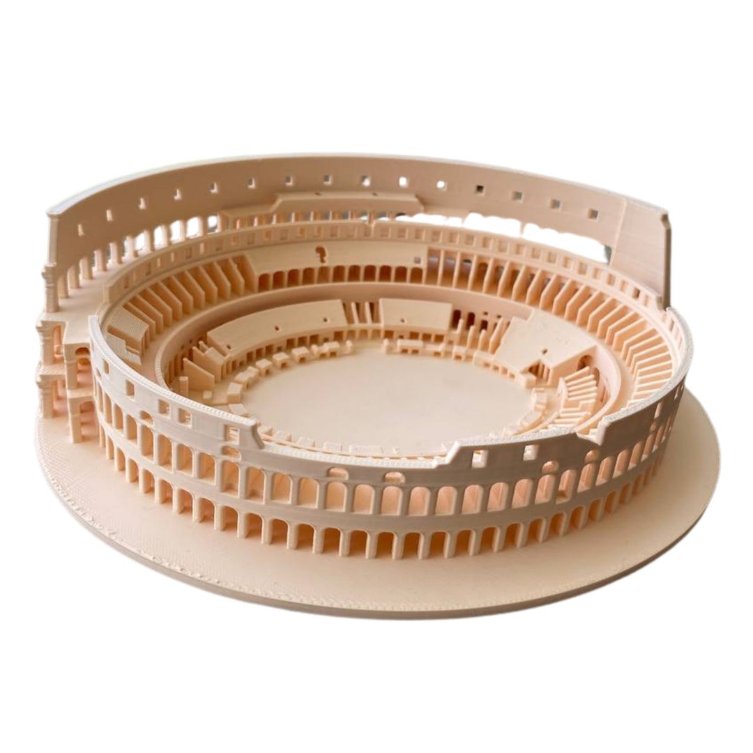 Roman Colosseum 3D Printed - 15.5 Cm (6.1 Inches) Width, 4.5 Cm (1.77 ...