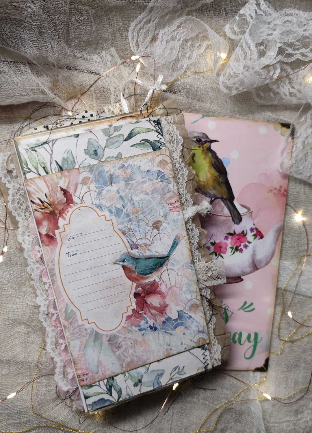 Envelope Flip Flop Junk Journal Never Ending Diary With Writing Pad ...