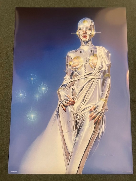 Hajime Sorayama Sexy Robot Pinup Large Art Print Etsy Ireland