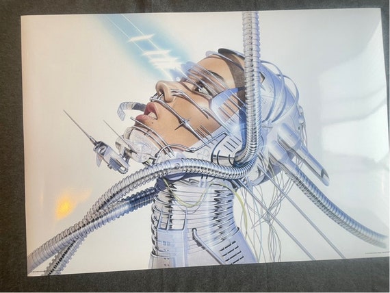 Hajime Sorayama Sexy Robot Pinup Large Art Print Etsy