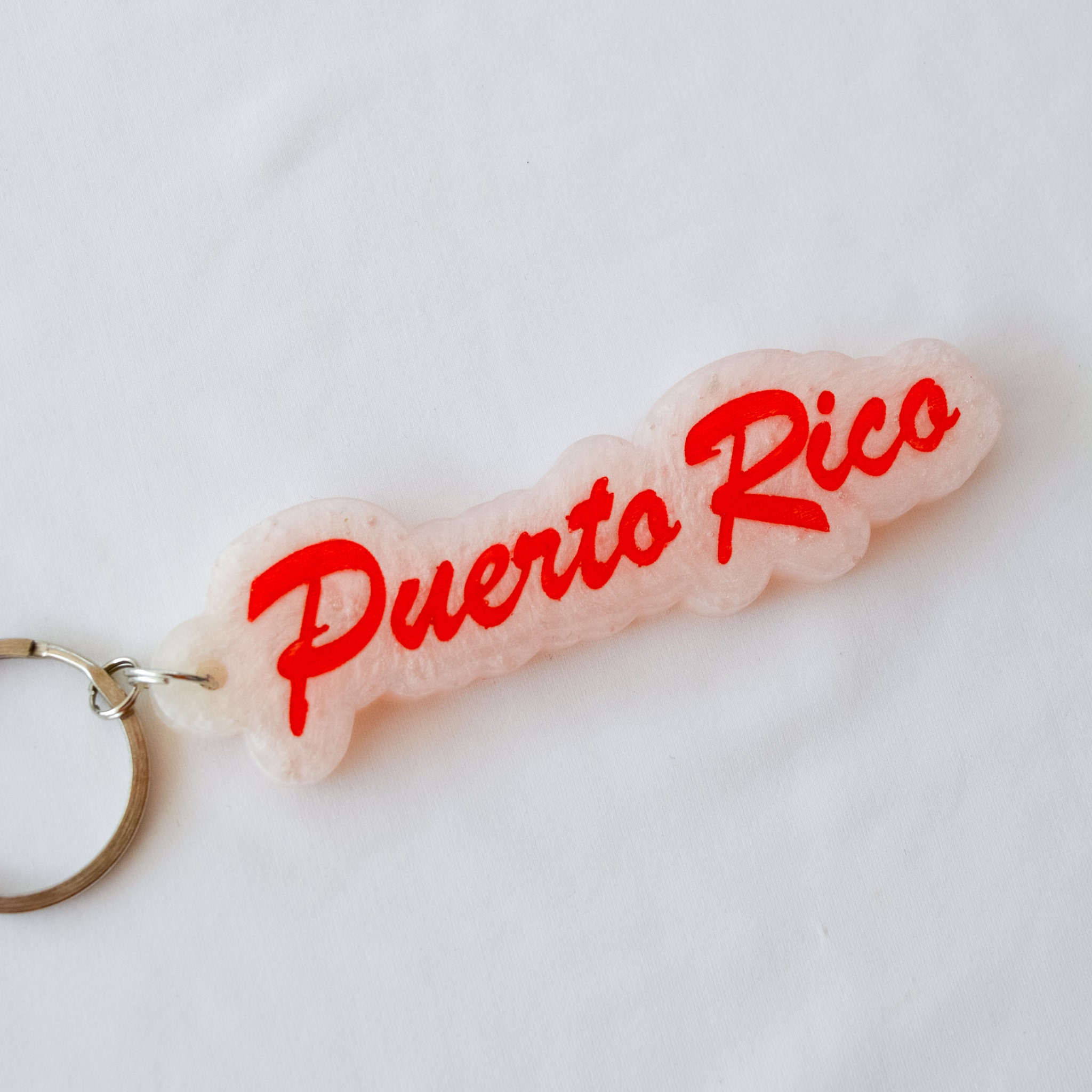 Puerto Rico Keychain, Boricua Keychain, Resin Keyring, Handmade - Etsy