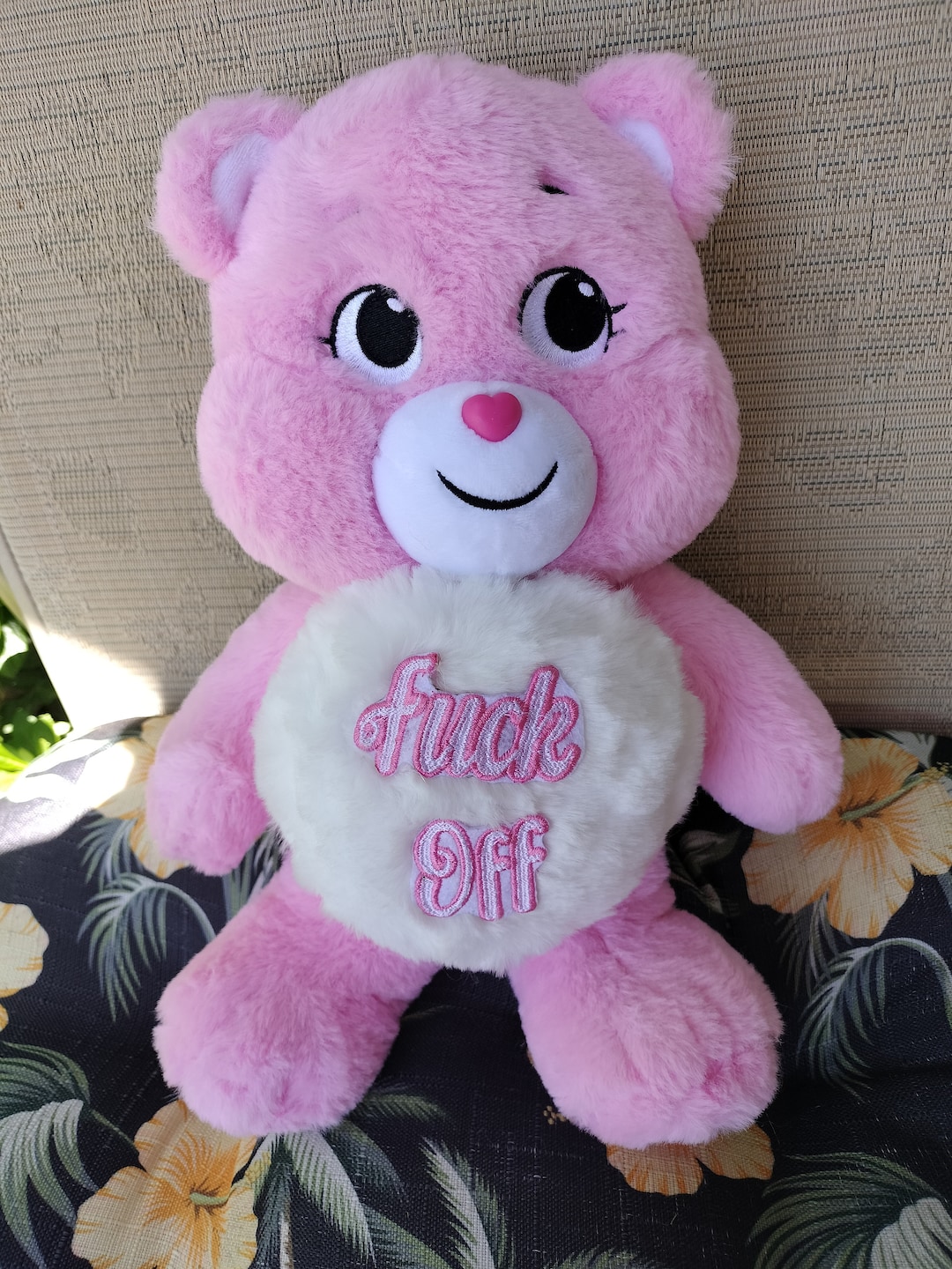 Pink Swear Bear Stash Bear - Etsy