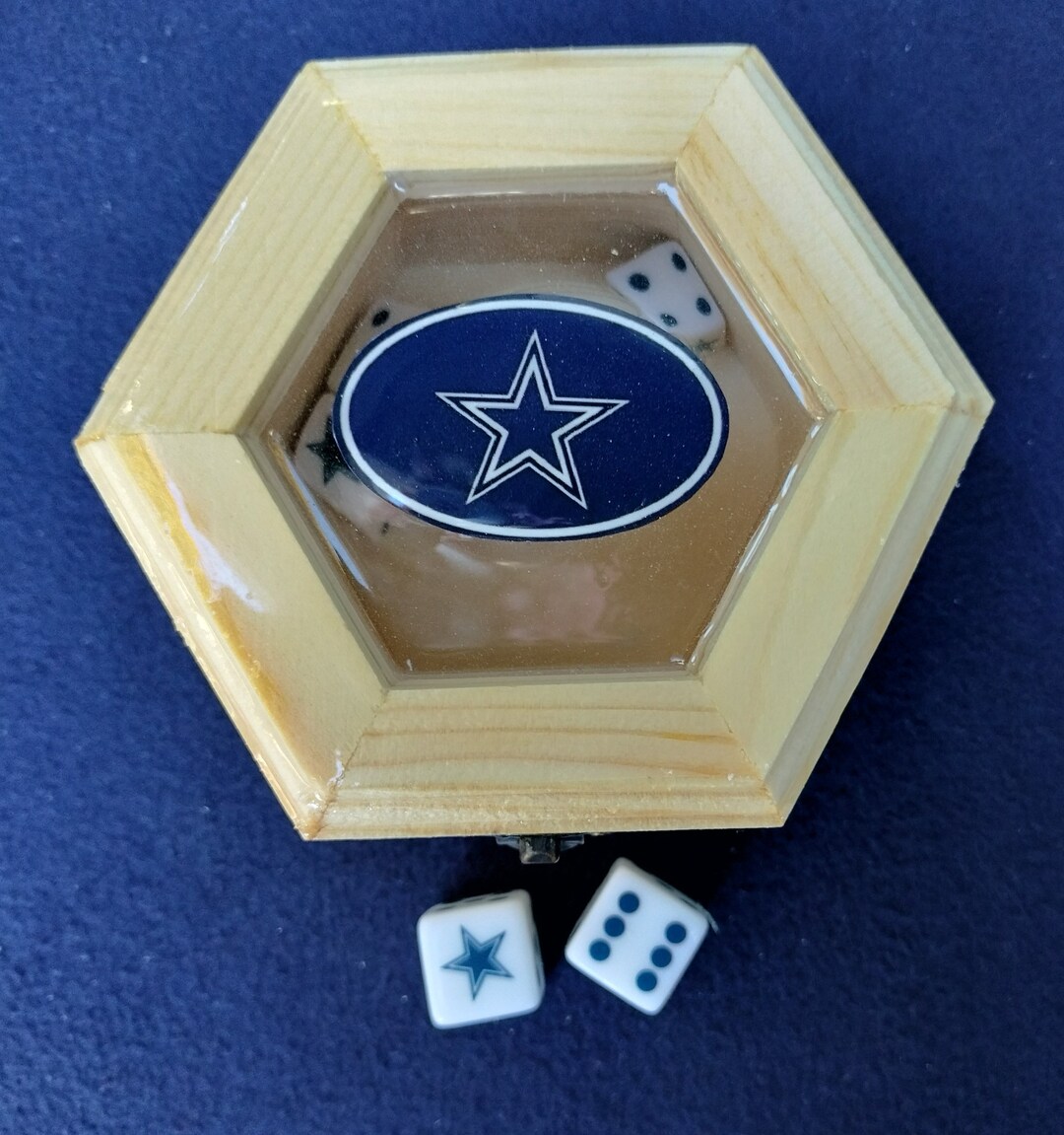 Cowboy Themed Dice Set in a Pine Box - Etsy
