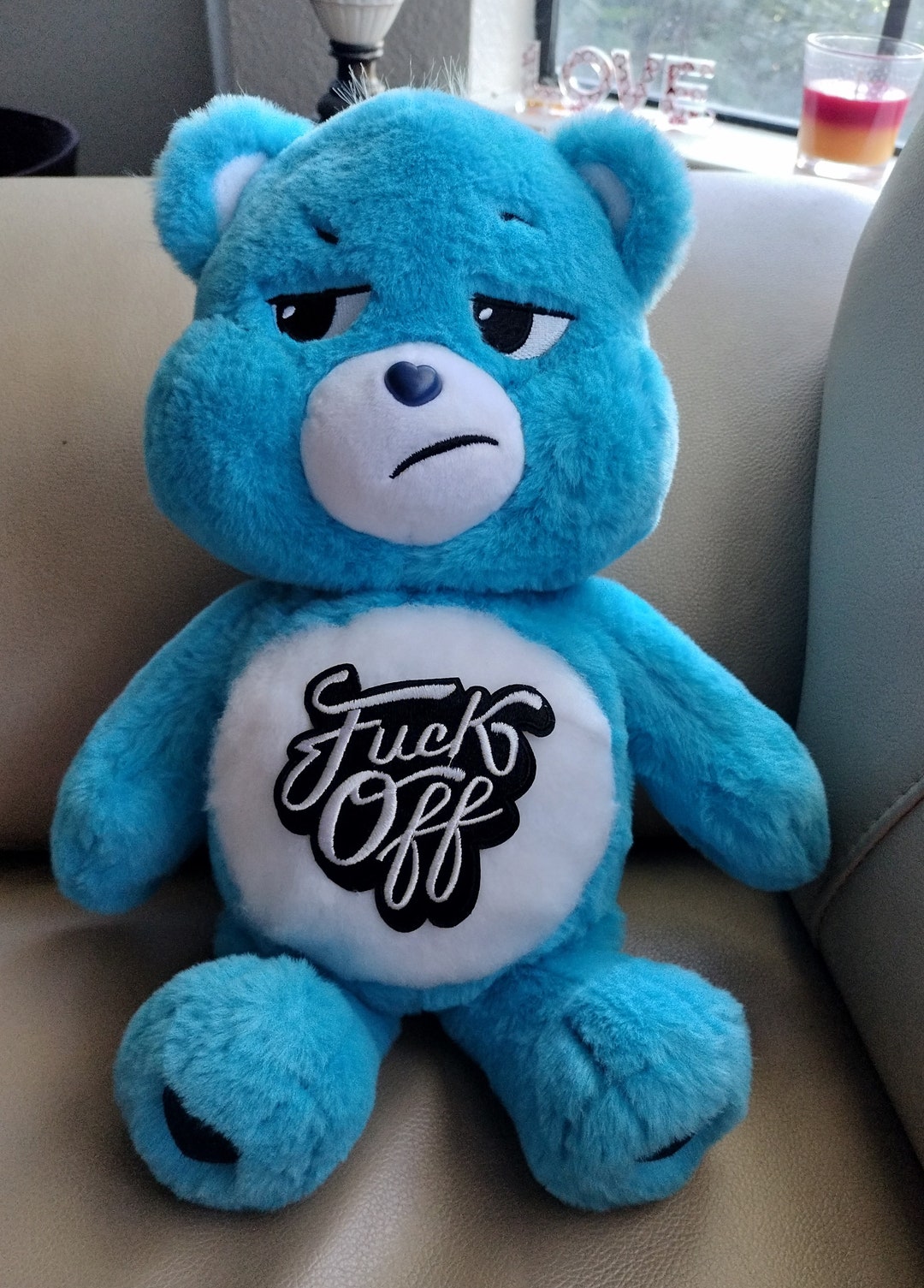 Blue Swear Bear Stash Buddy - Etsy UK
